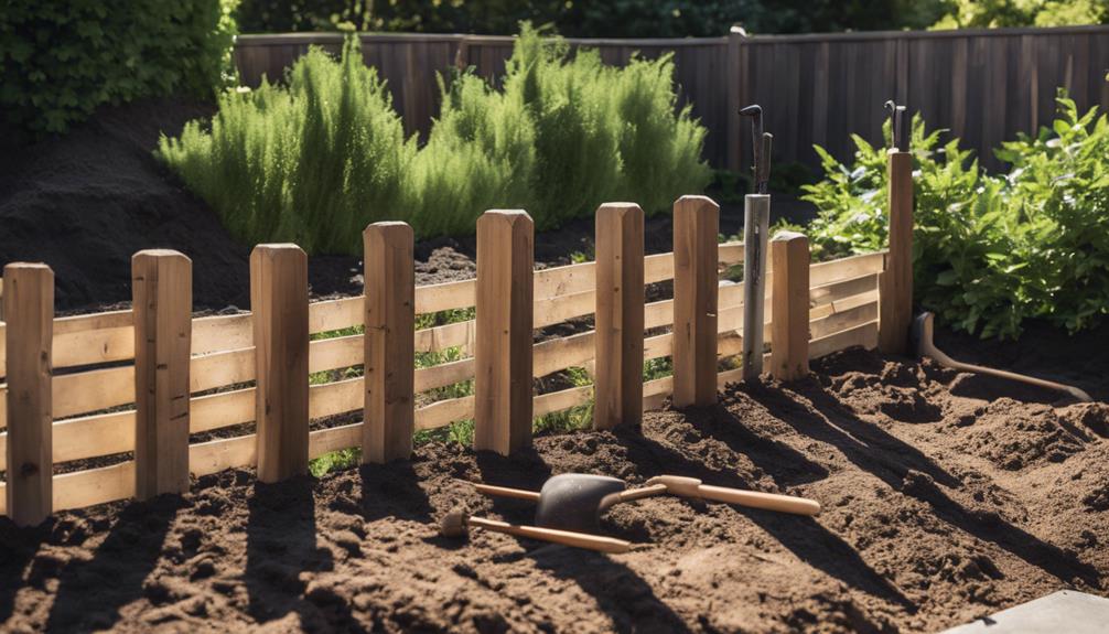 Installing Fence Posts for Gates - TKL Birmingham Gardener